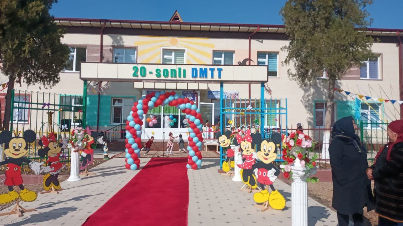 Fayzobodda 120 o'rinli bog'cha foydalanishga topshirildi