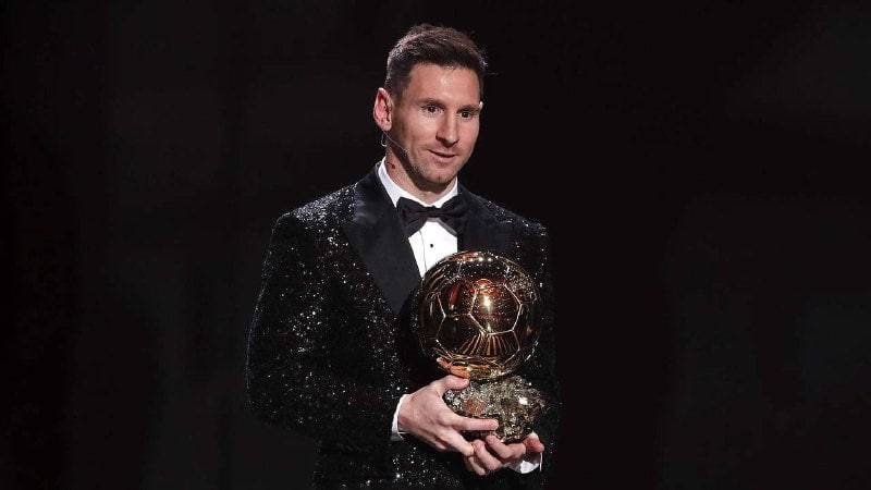 Lionel Messi received the Golden Ball for the eighth time as the best ...