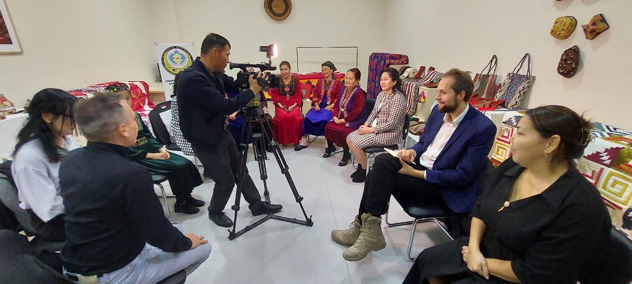 Qoraqalpogʻiston xaritasidan hunarmandlarning joylashuv lokatsiyalari ...