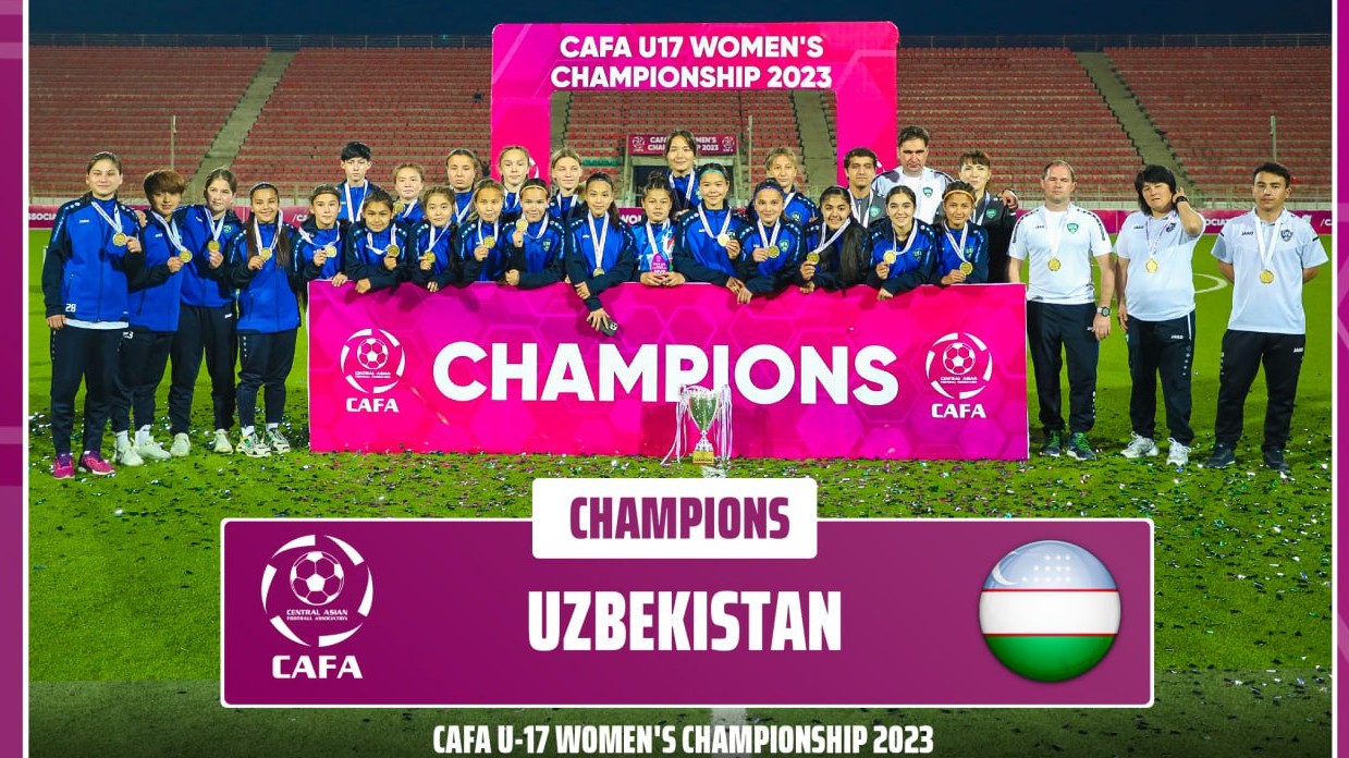 Футболистки Узбекистана выиграли турнир CAFA U-17 Women’s Championship 2023