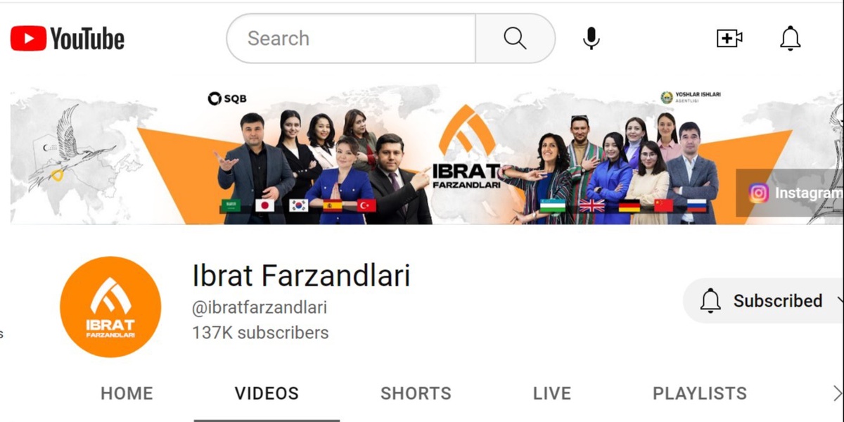 “Ibrat farzandlari” loyihasi darslarini 12 million kuzatuvchi koʻrdi