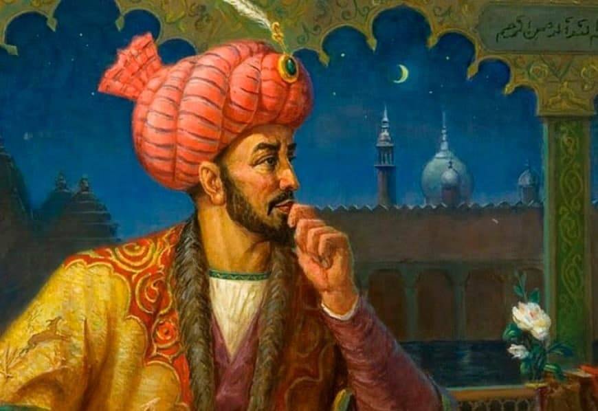 February 14 is the birthday of Zahiriddin Muhammad Babur