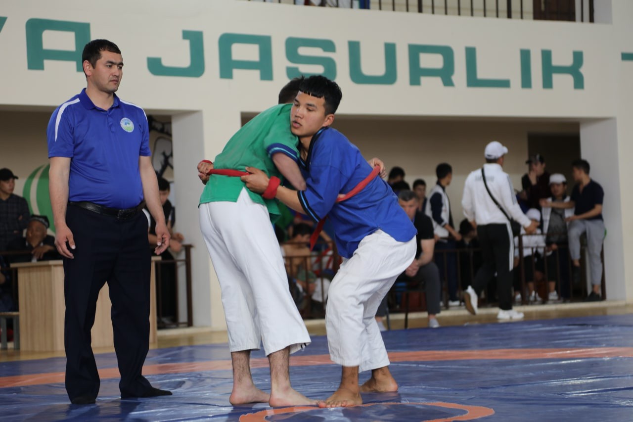 Chiroqchi belbog'li kurash bo'yicha O'zbekiston chempionatiga mezbonlik ...